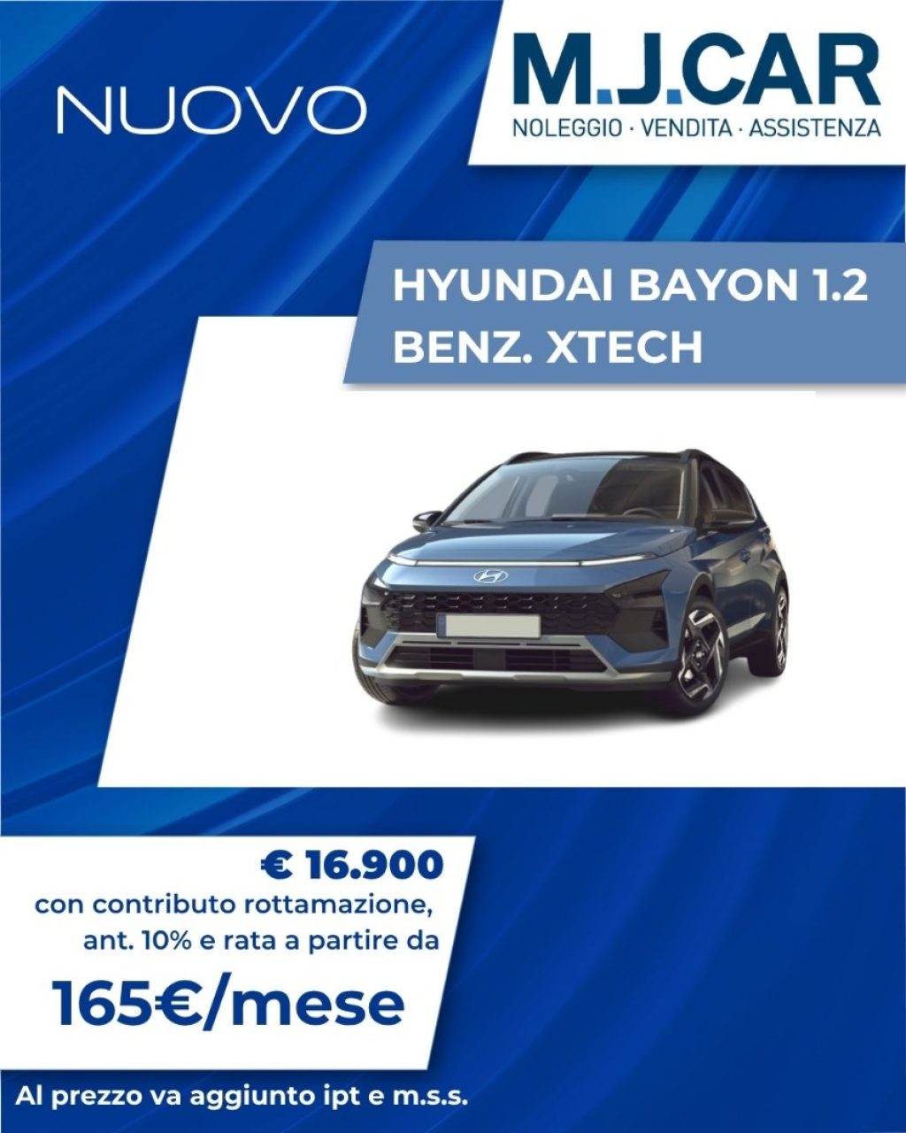 HYUNDAI Bayon 1.2 MPI MT XTECH – M.J. Car – Concessionaria Hyundai Nola – Distributore ...